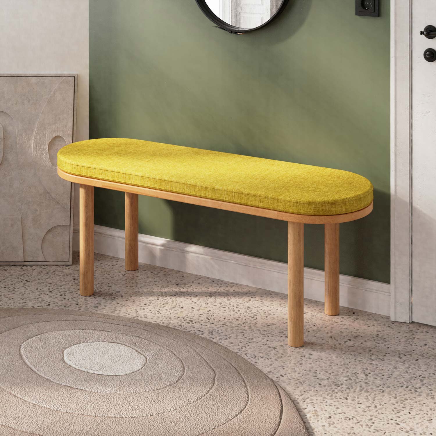 Shiv Bench – 47" x 15" (120 x 38 cm)