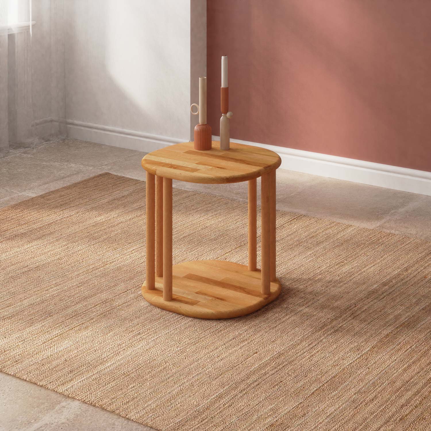 Ube Coffee Table – 17" x 17" (44 x 44 cm)